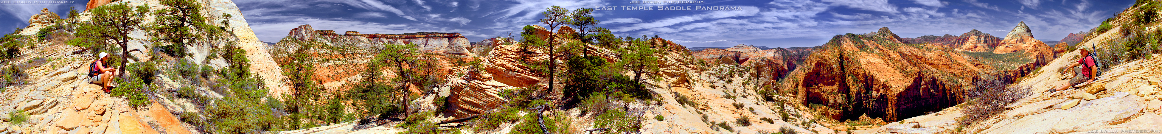 Joe's Guide to Zion National Park - East Temple Loop Panorama